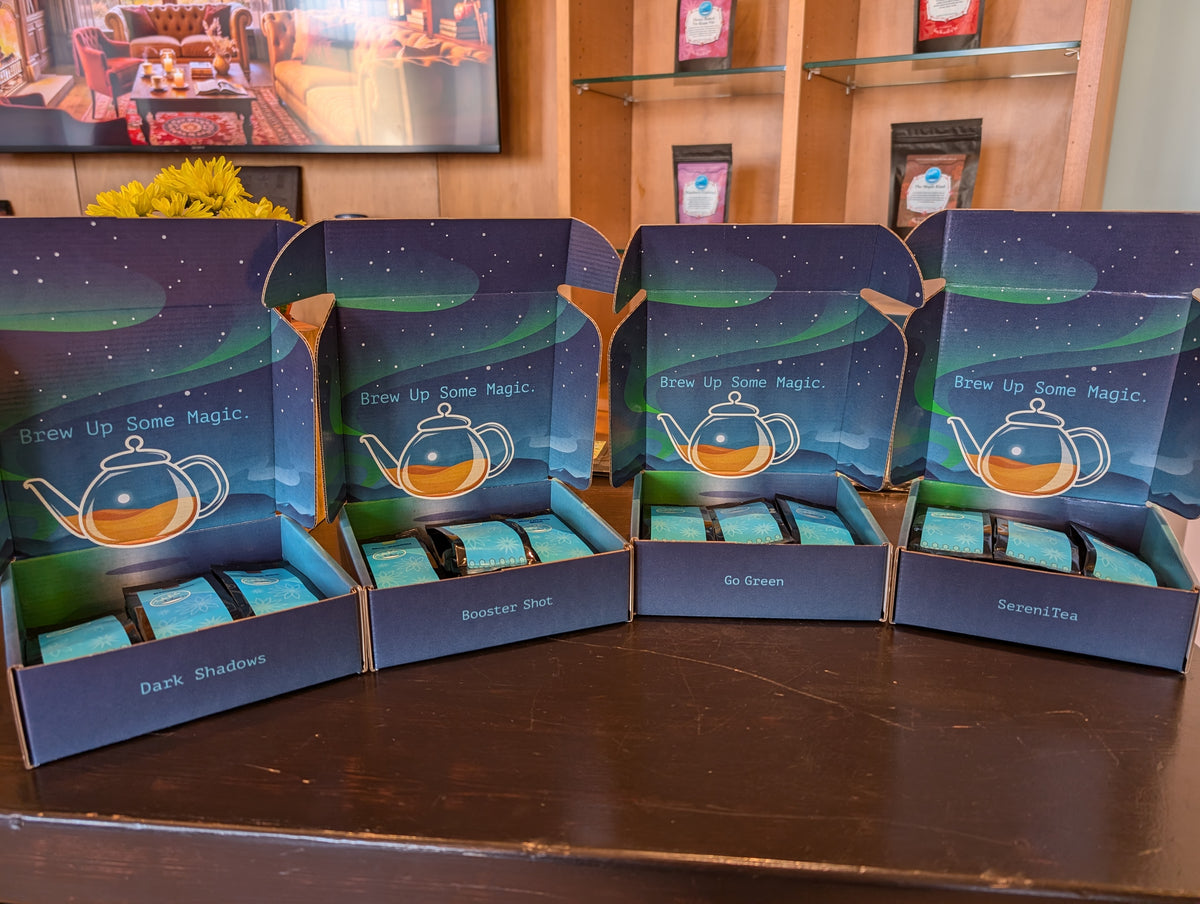 TeaLula Booster Shot Six Tea Sampler loose leaf tea Gift Set Pre-order